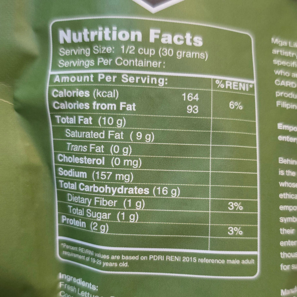 Mga Likha ni Inay Lettuce Chips – The Good Store PH