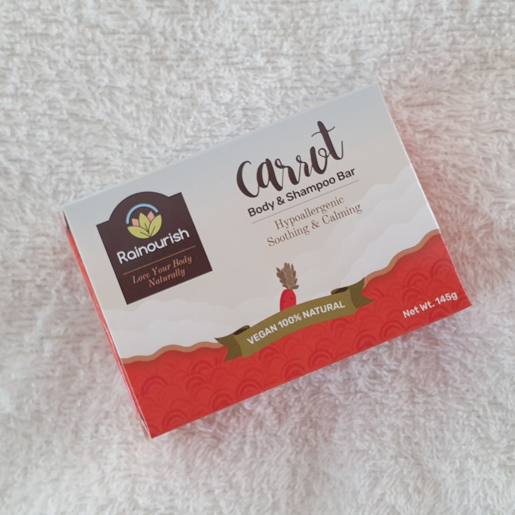 Rainourish Carrot Body & Shampoo Bar – The Good Store PH